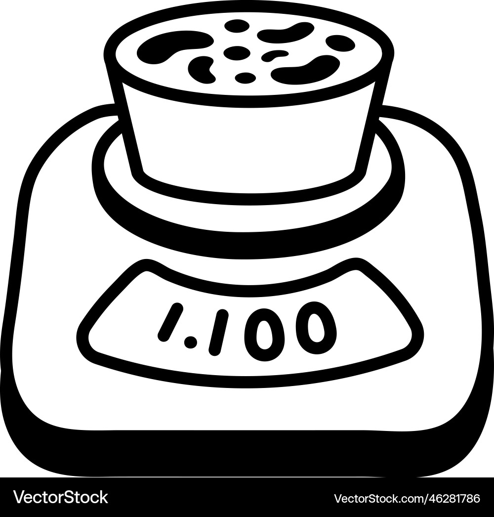 Laboratory scale Royalty Free Vector Image - VectorStock