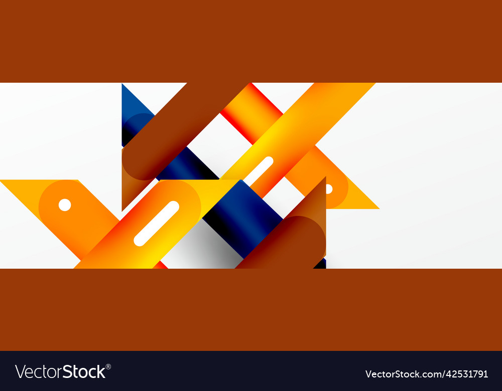 Background overlapping lines dynamic Royalty Free Vector