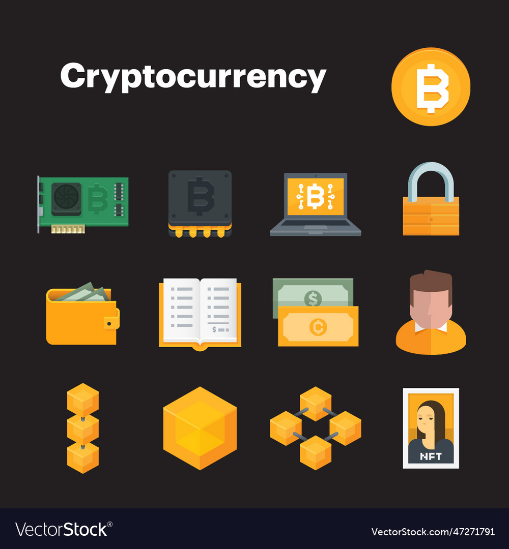 Cryptocurrency Royalty Free Vector Image - VectorStock