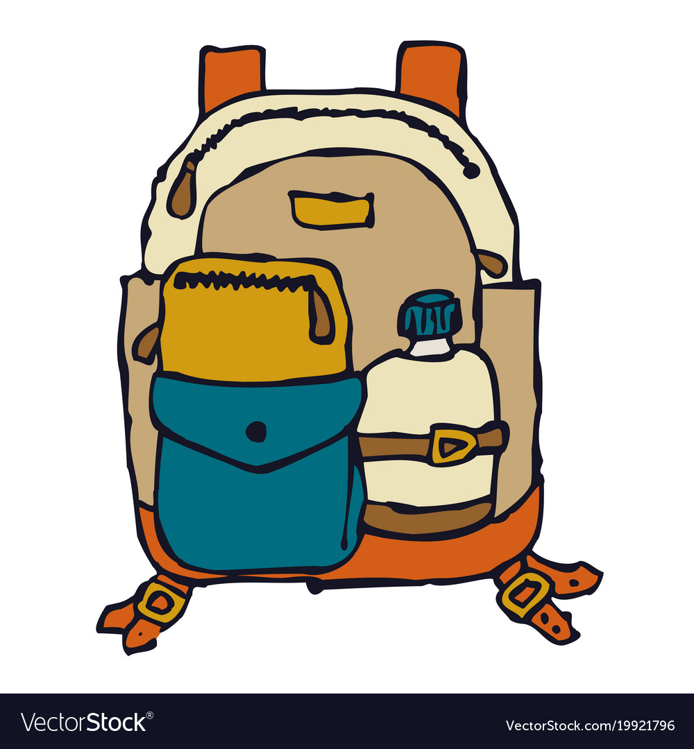 Backpack Royalty Free Vector Image - VectorStock
