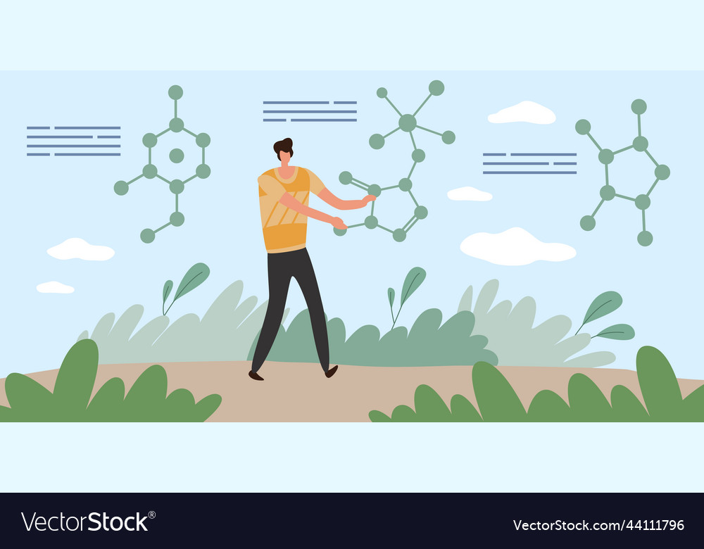 Blockchain Algorithm Management Clustering Vector Image 