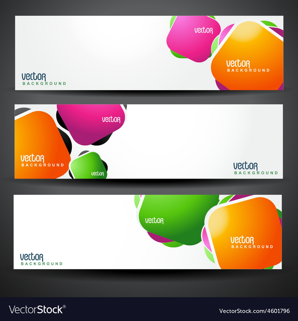 Headers Royalty Free Vector Image - VectorStock