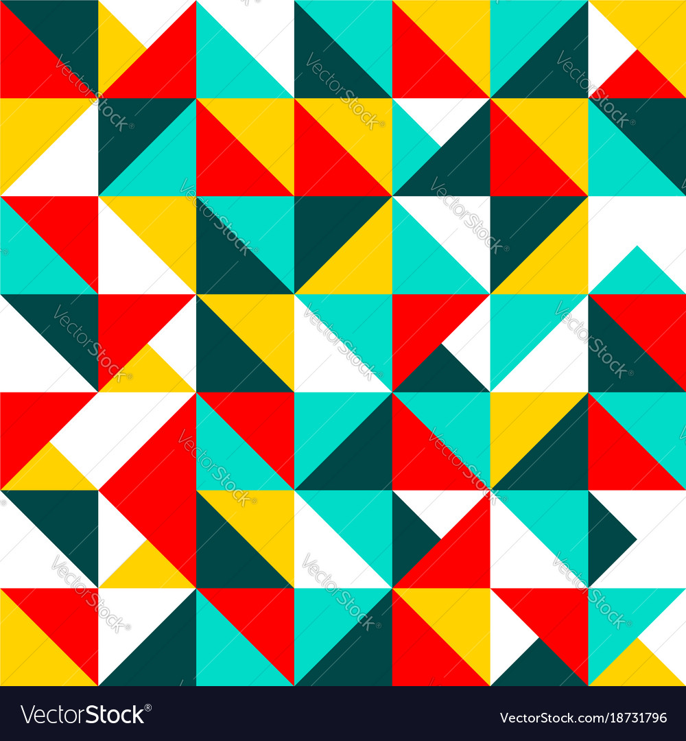 Triangle pattern Royalty Free Vector Image - VectorStock