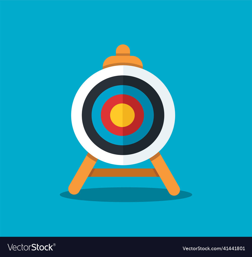 Archery target goal achieve concept Royalty Free Vector Archery target goal achieve concept Royalty Free Vector