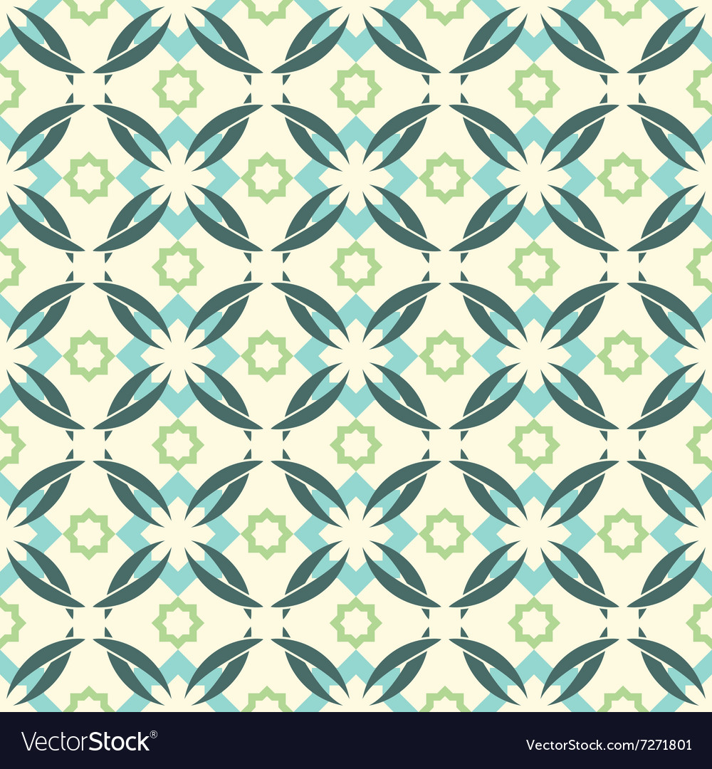Geometric decorative pattern Royalty Free Vector Image