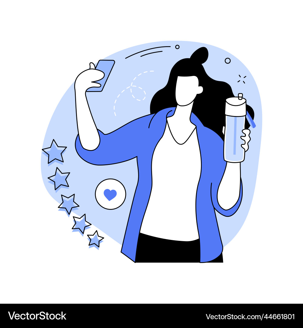 Product promotion isolated cartoon Royalty Free Vector Image