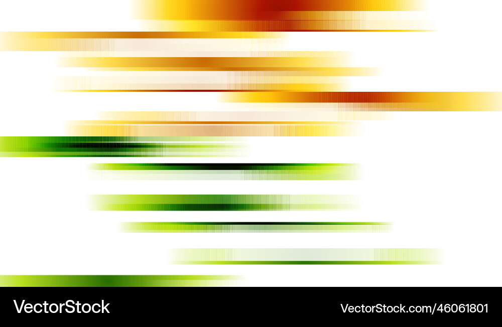 Vibrant orange and green geometric stripes Vector Image