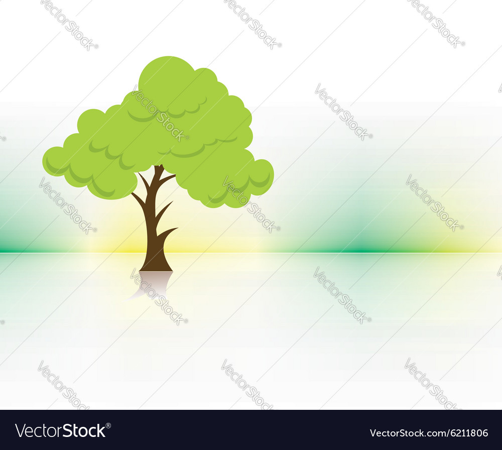 Eco tree Royalty Free Vector Image - VectorStock
