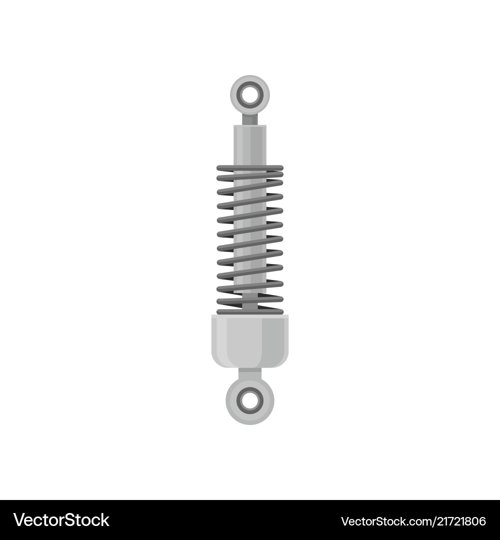Flat icon of shock absorber motor Royalty Free Vector Image