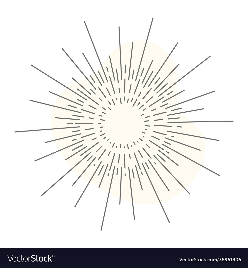 Sun rays Royalty Free Vector Image - VectorStock Sun rays Royalty Free Vector Image - VectorStock