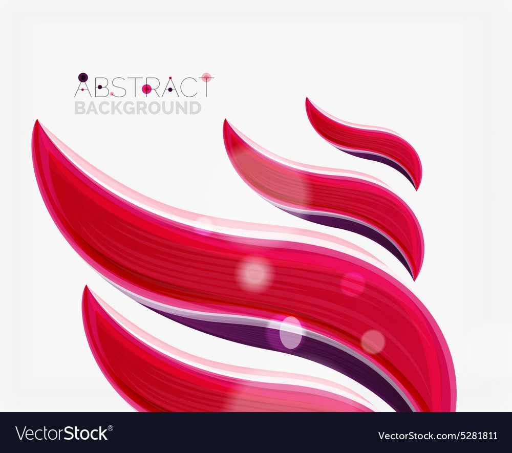 Abstract realistic solid wave background Vector Image
