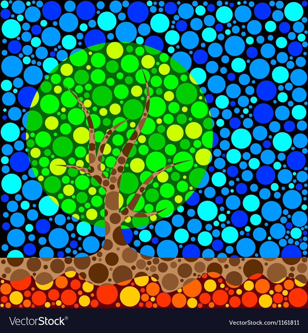 Abstract tree Royalty Free Vector Image - VectorStock