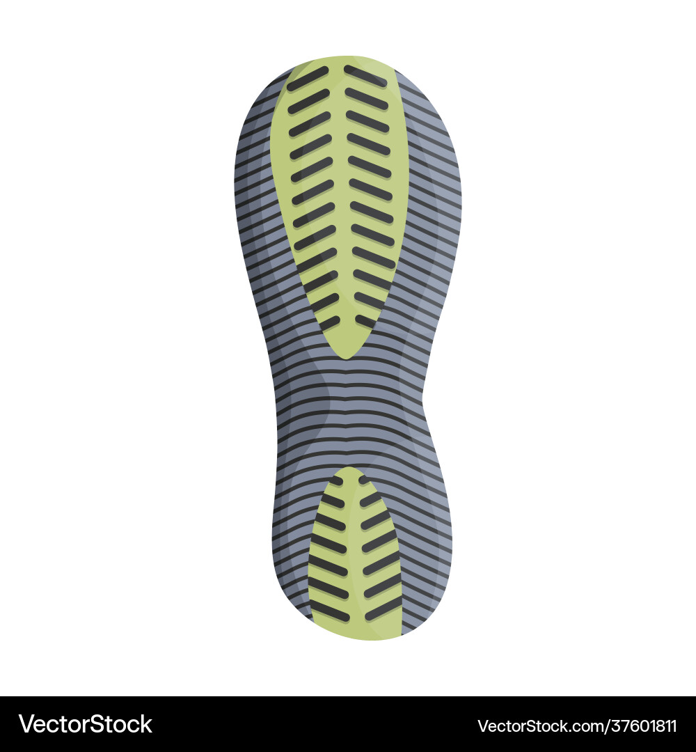 Footprint iconcartoon icon isolated Royalty Free Vector