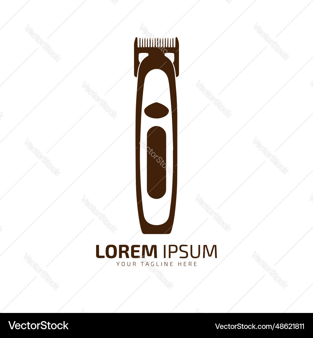 Hairdressing shaving machine or equipment Vector Image