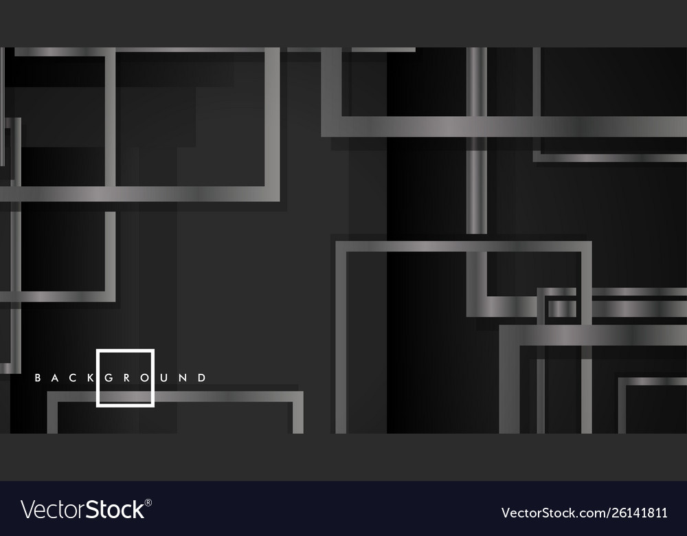 Modern abstract squares backgrounds with a black Vector Image