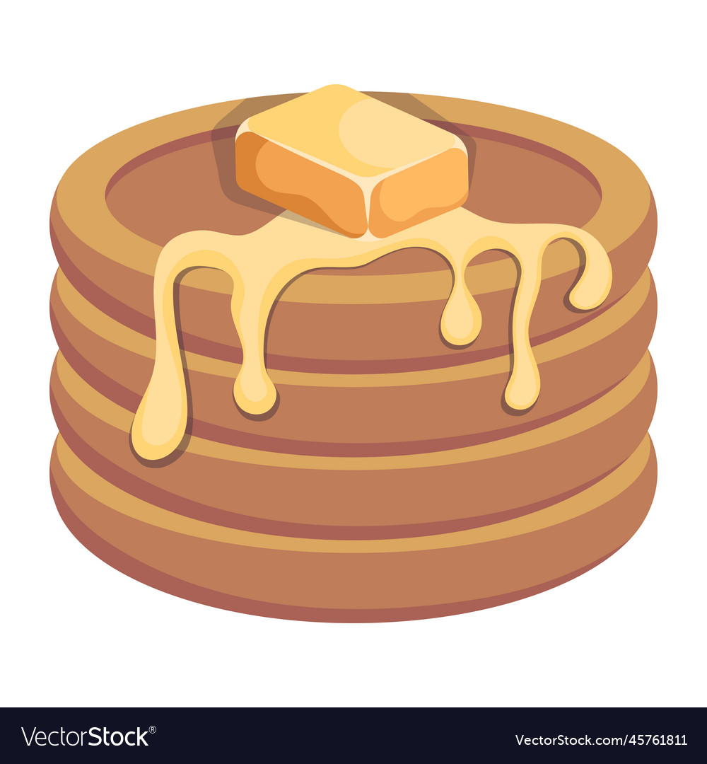Pancake Royalty Free Vector Image - VectorStock