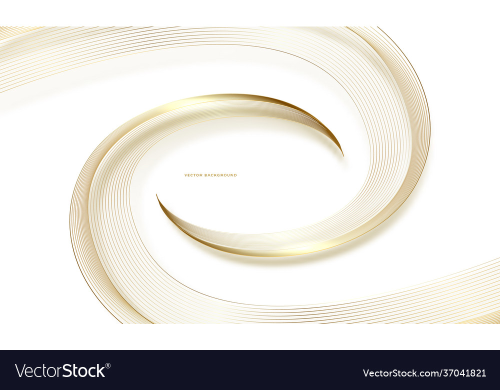 Abstract gold light threads background Royalty Free Vector