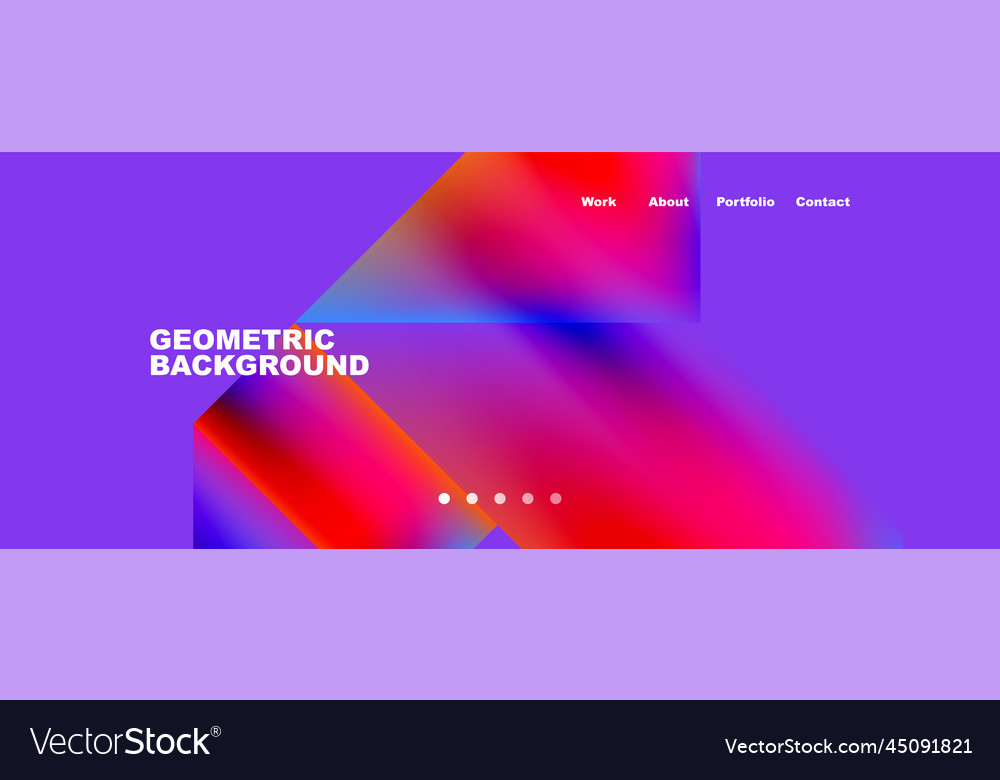 Dynamic lines triangles rectangles geometric Vector Image