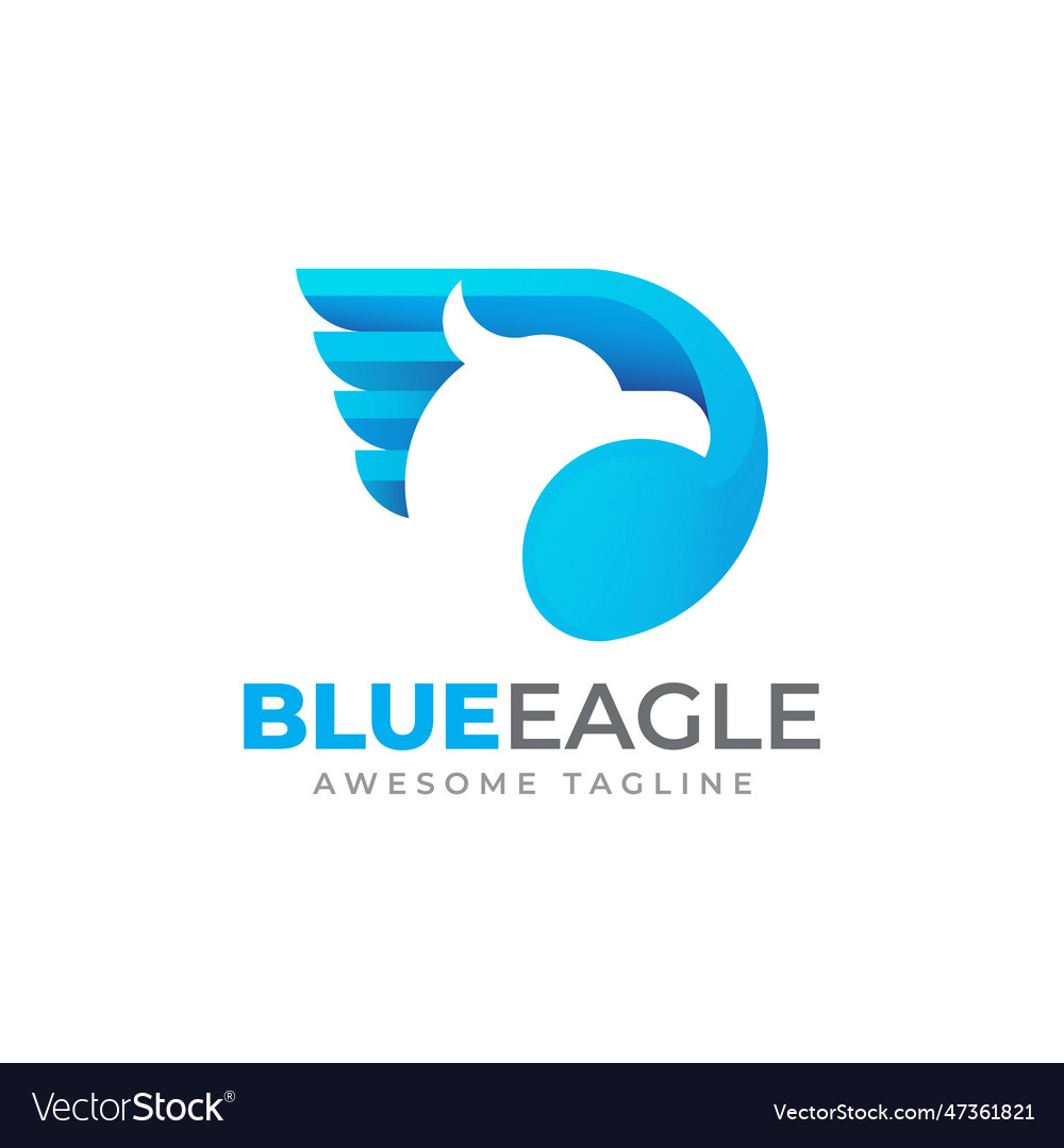 Eagle logo template design Royalty Free Vector Image