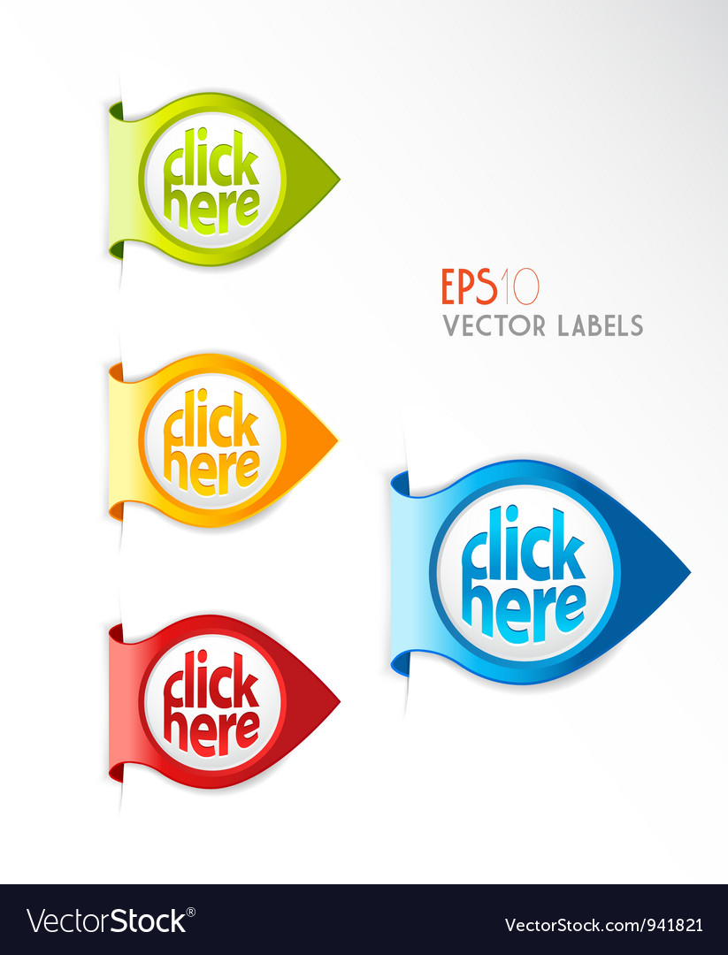 Labels Royalty Free Vector Image - VectorStock