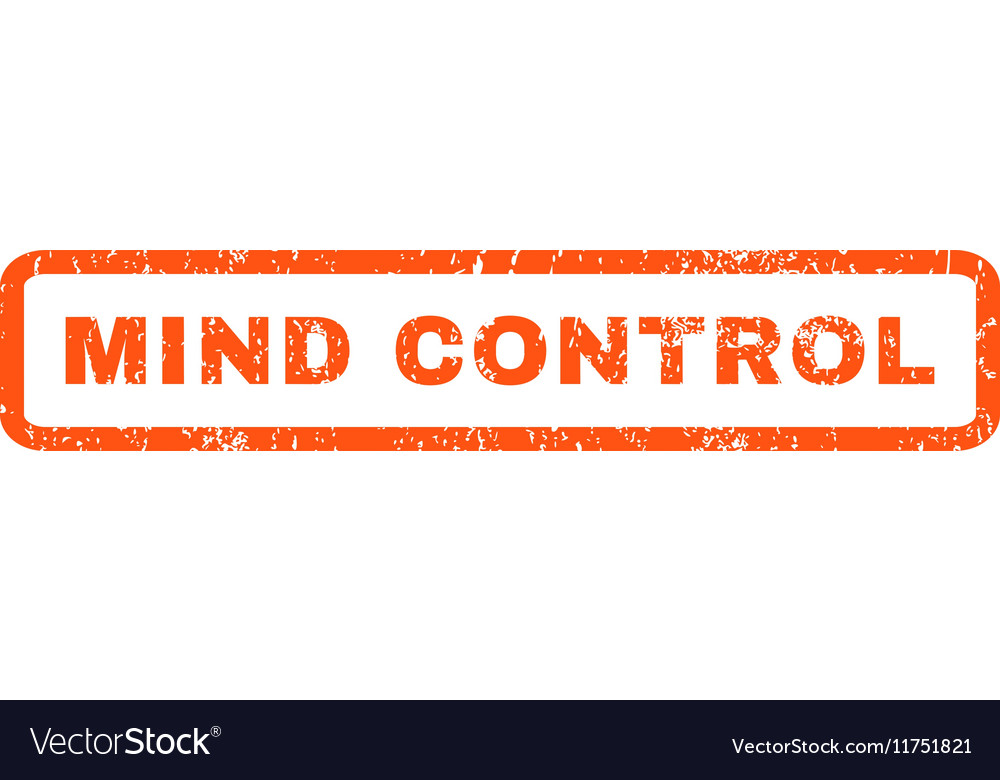 Mind Control Rubber Stamp Royalty Free Vector Image
