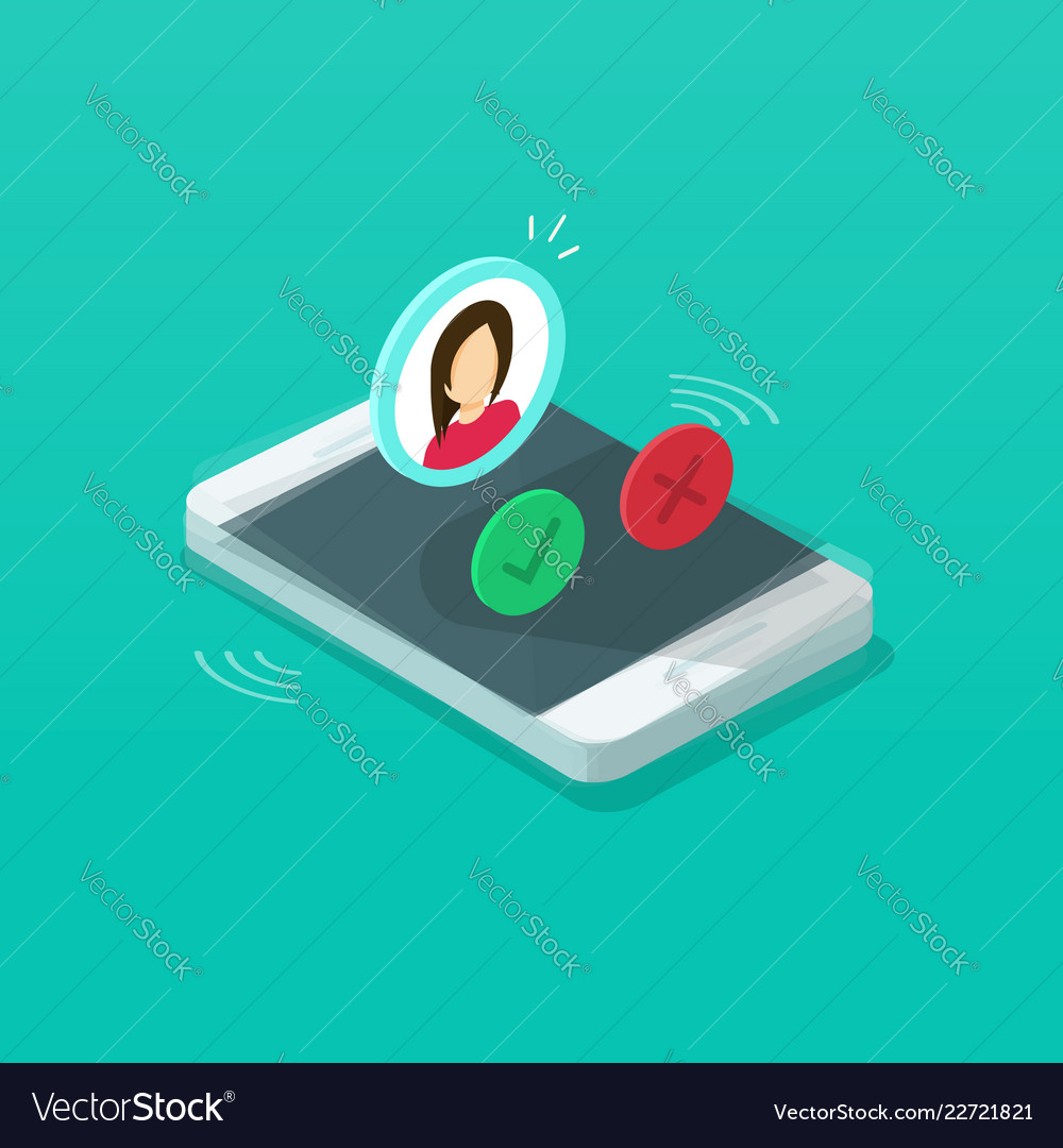Mobile phone ringing Royalty Free Vector Image