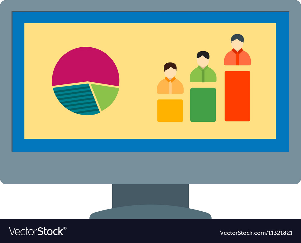 Online Presentation Royalty Free Vector Image - VectorStock