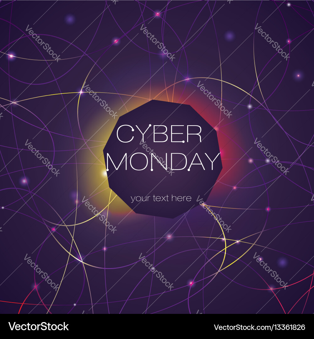 Cyber bright background Royalty Free Vector Image