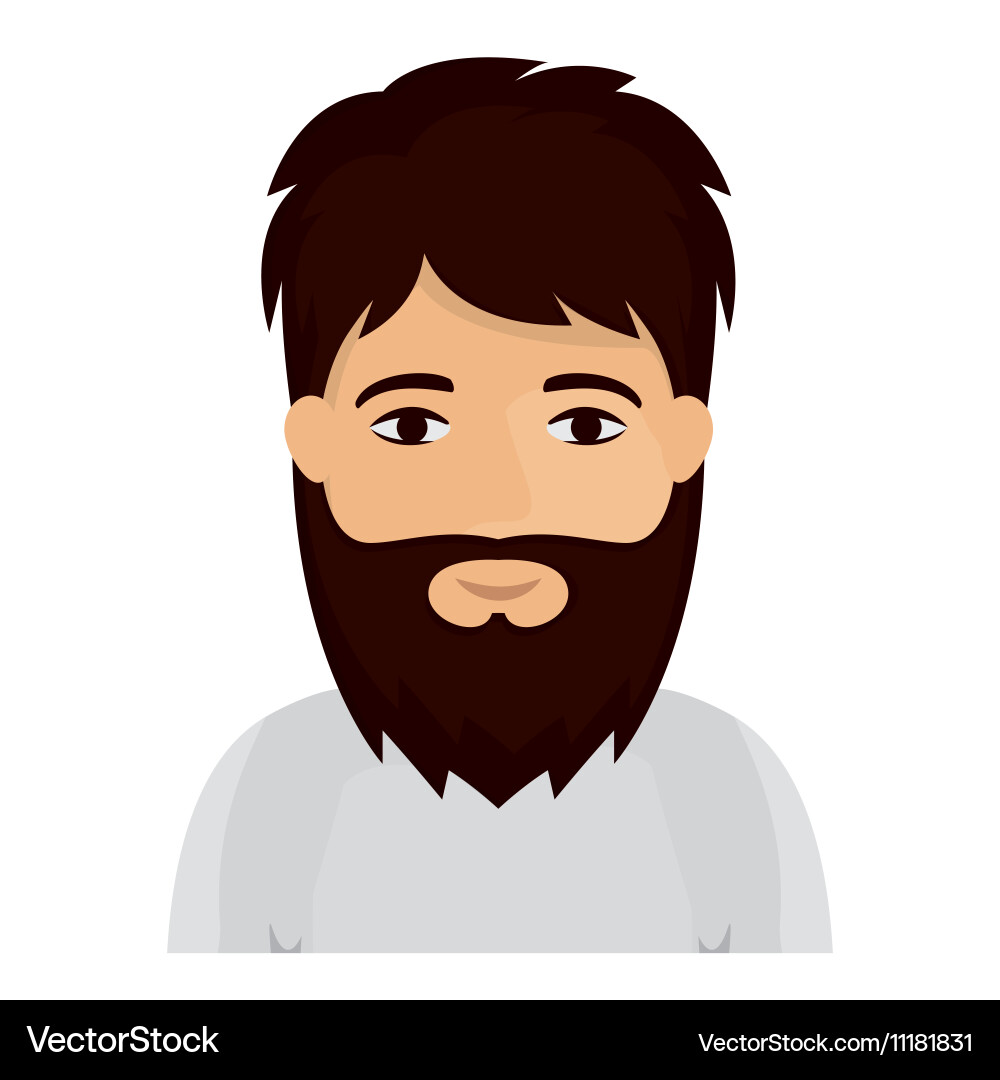Colorful man cartoon design Royalty Free Vector Image
