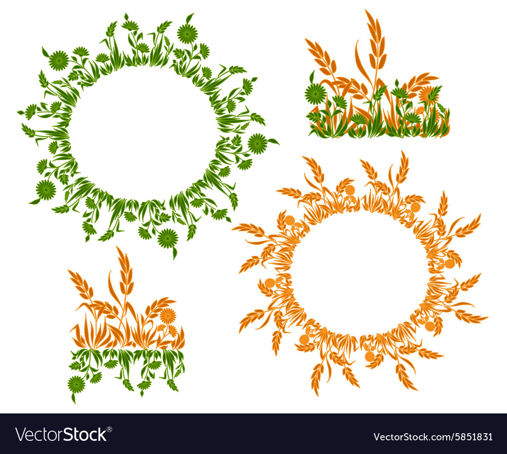 Frames and patterns Royalty Free Vector Image - VectorStock