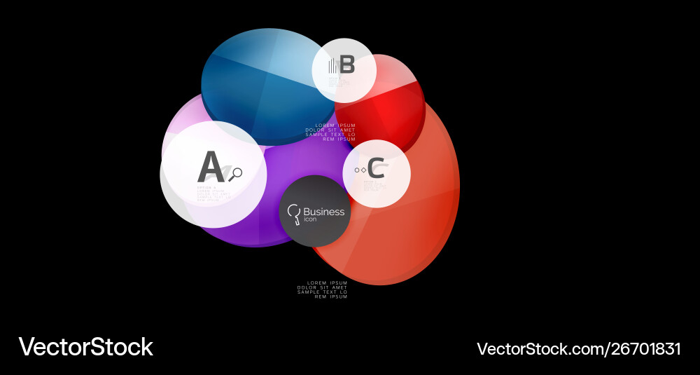 Modern advertising concept for wallpaper design Vector Image