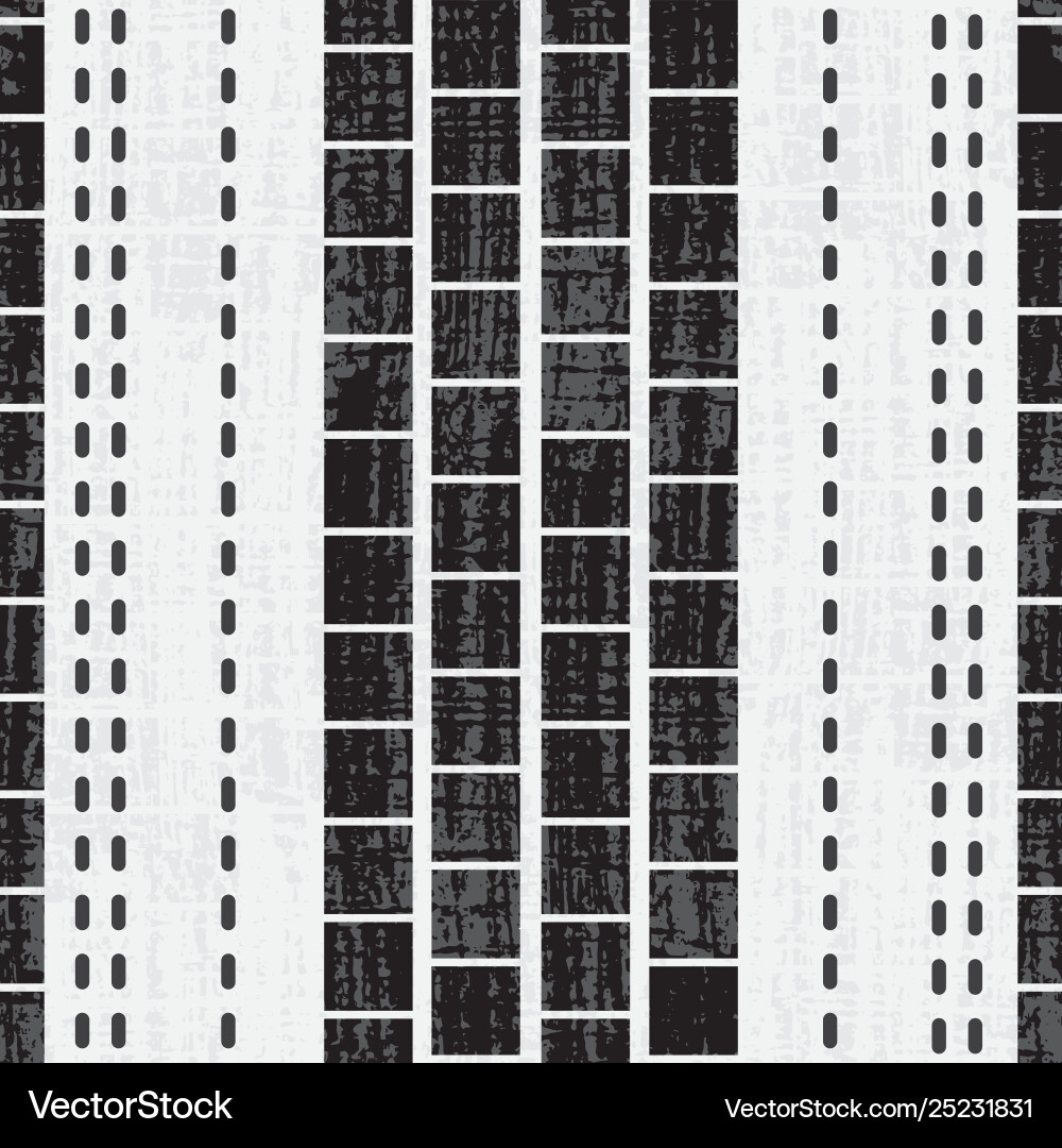 Sophisticated geometric black and white squares Vector Image