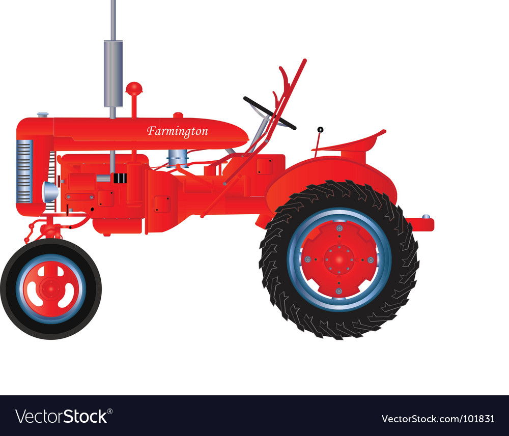Tractor Royalty Free Vector Image - VectorStock