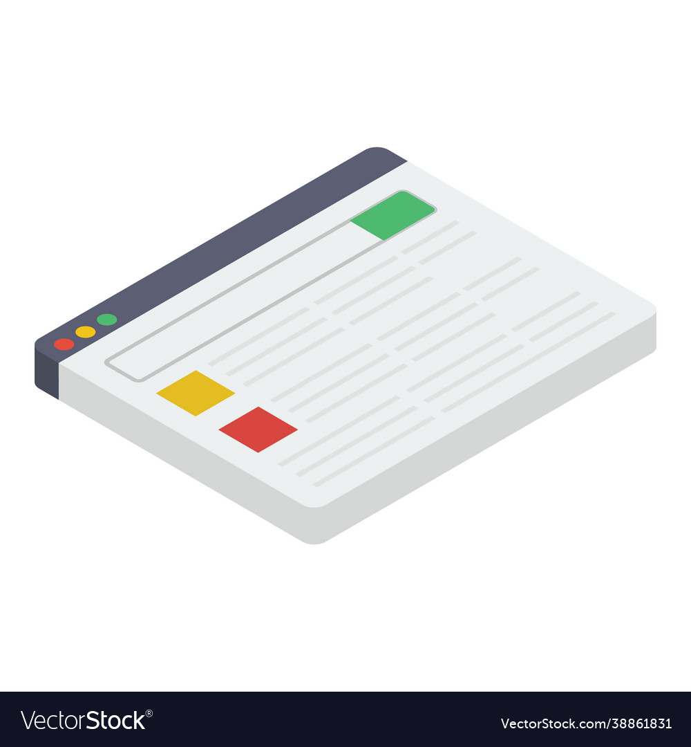 Web interface Royalty Free Vector Image - VectorStock