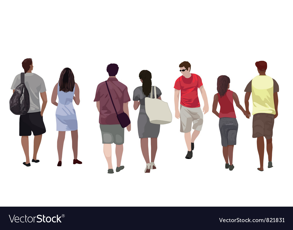 Young people Royalty Free Vector Image - VectorStock