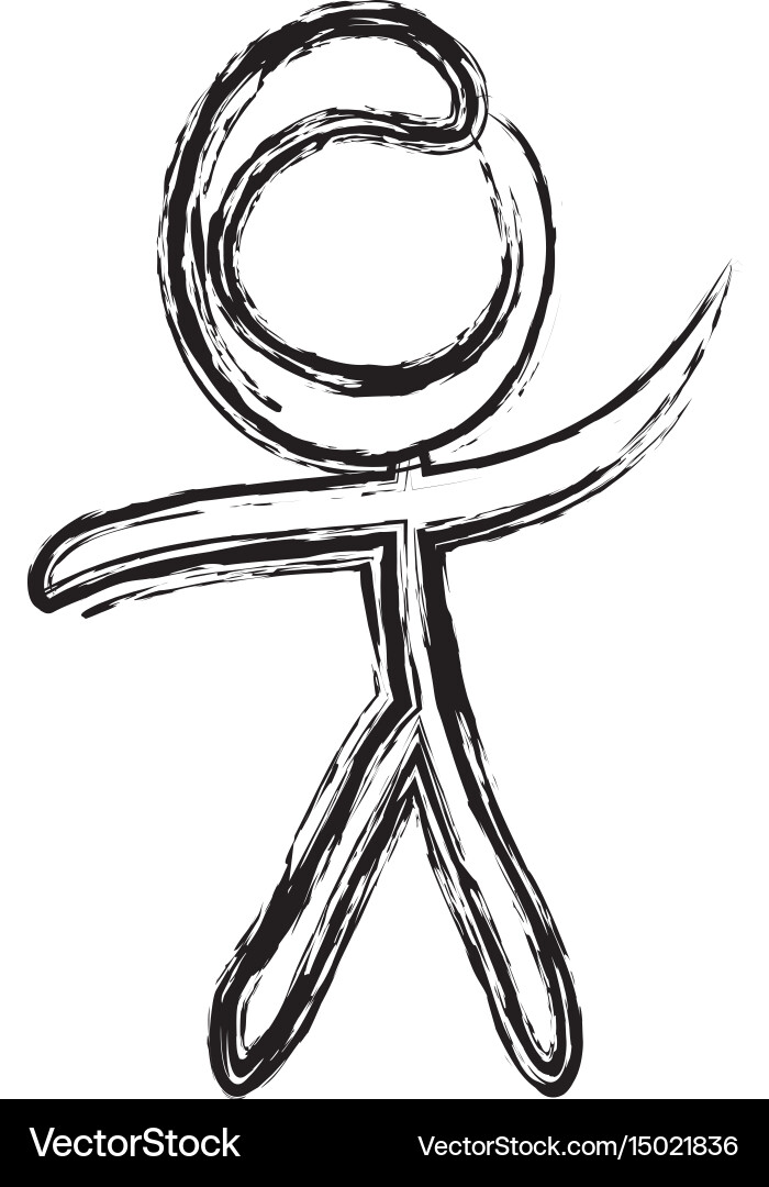 Figure of man icon Royalty Free Vector Image - VectorStock