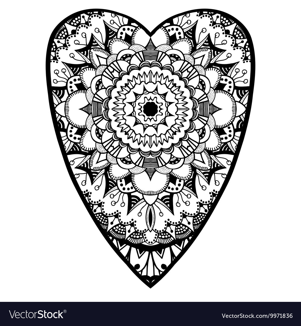 Heart shaped pattern Royalty Free Vector Image