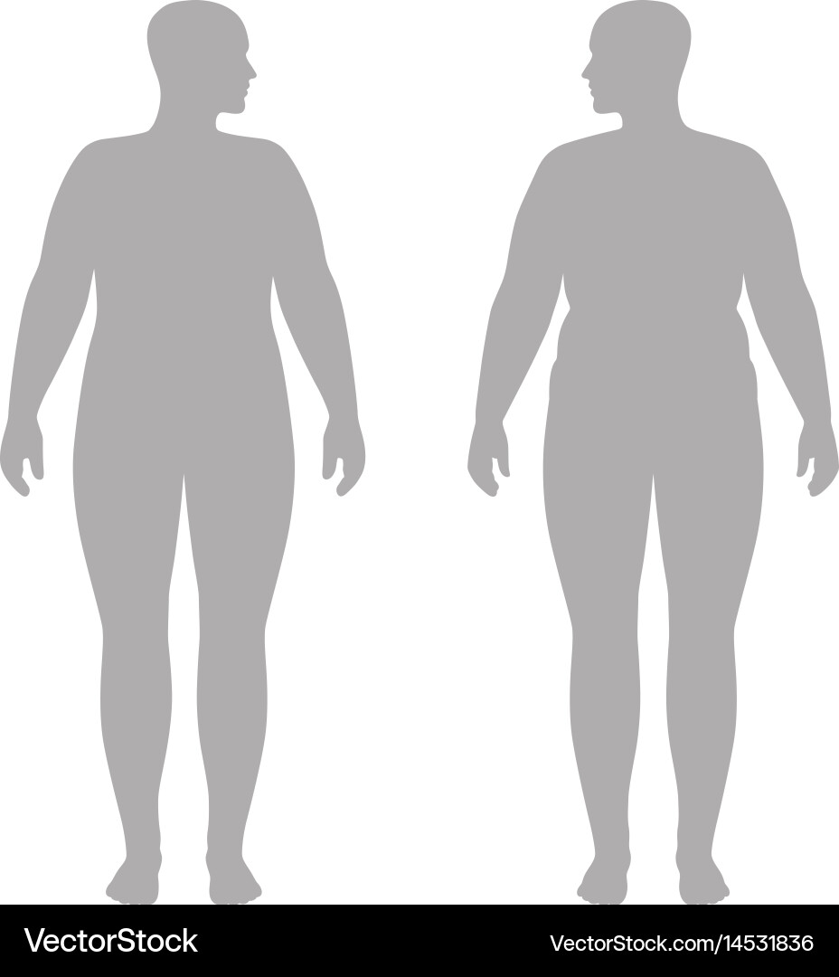 Outlined standing woman Royalty Free Vector Image
