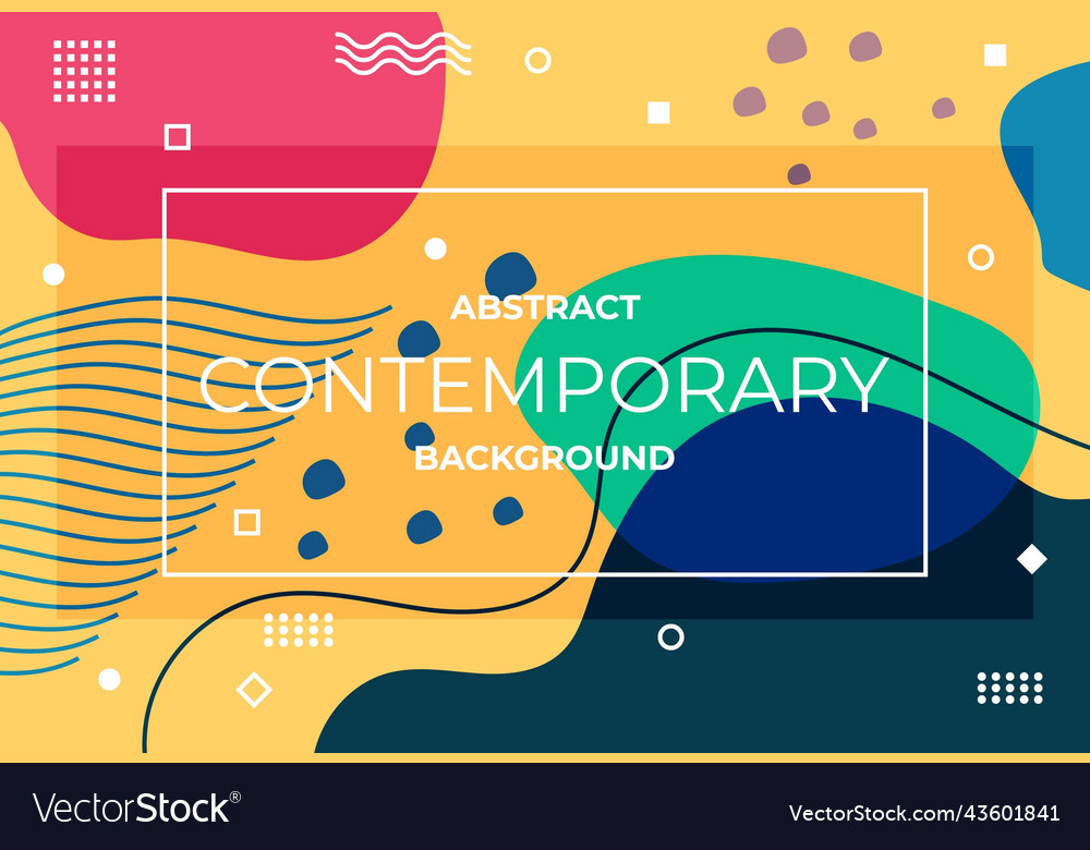 Abstract contemporary background template Vector Image