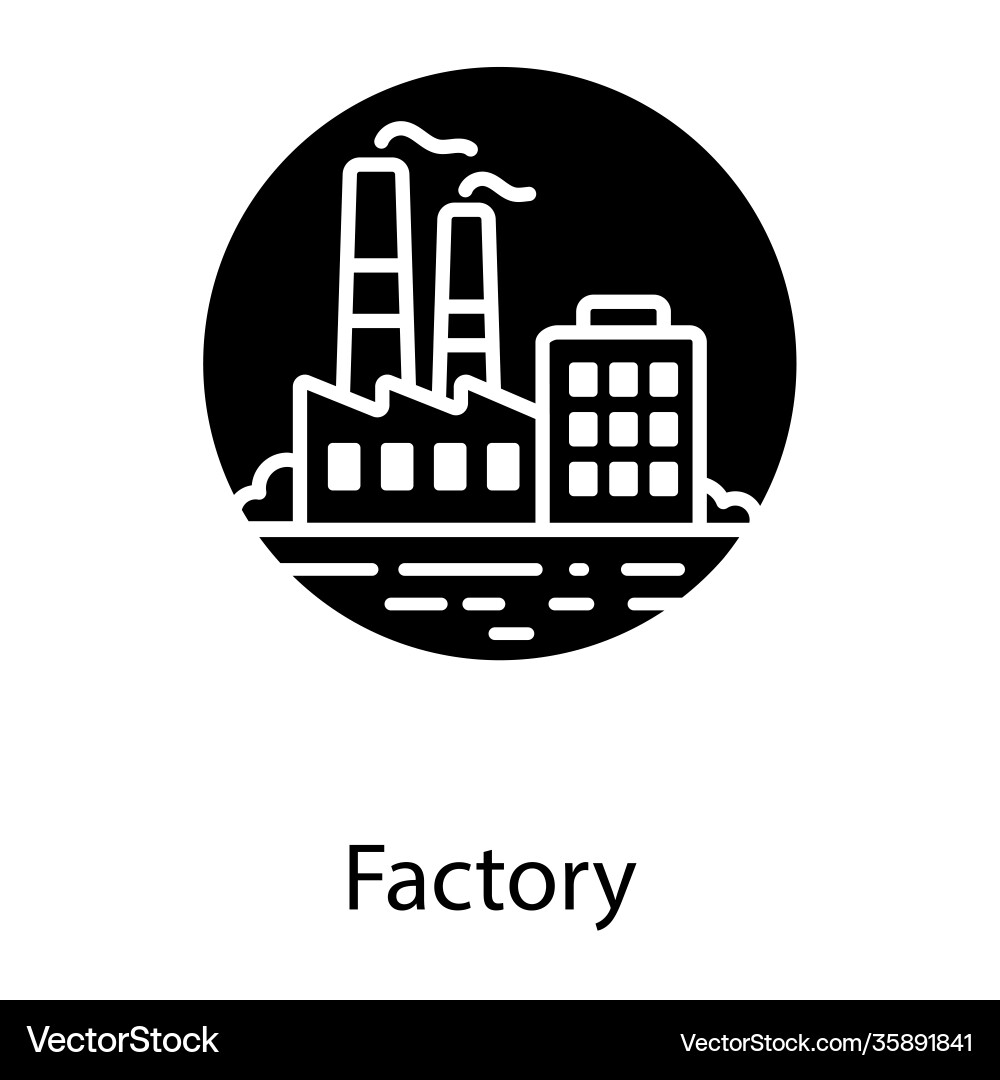 Factory Royalty Free Vector Image - VectorStock
