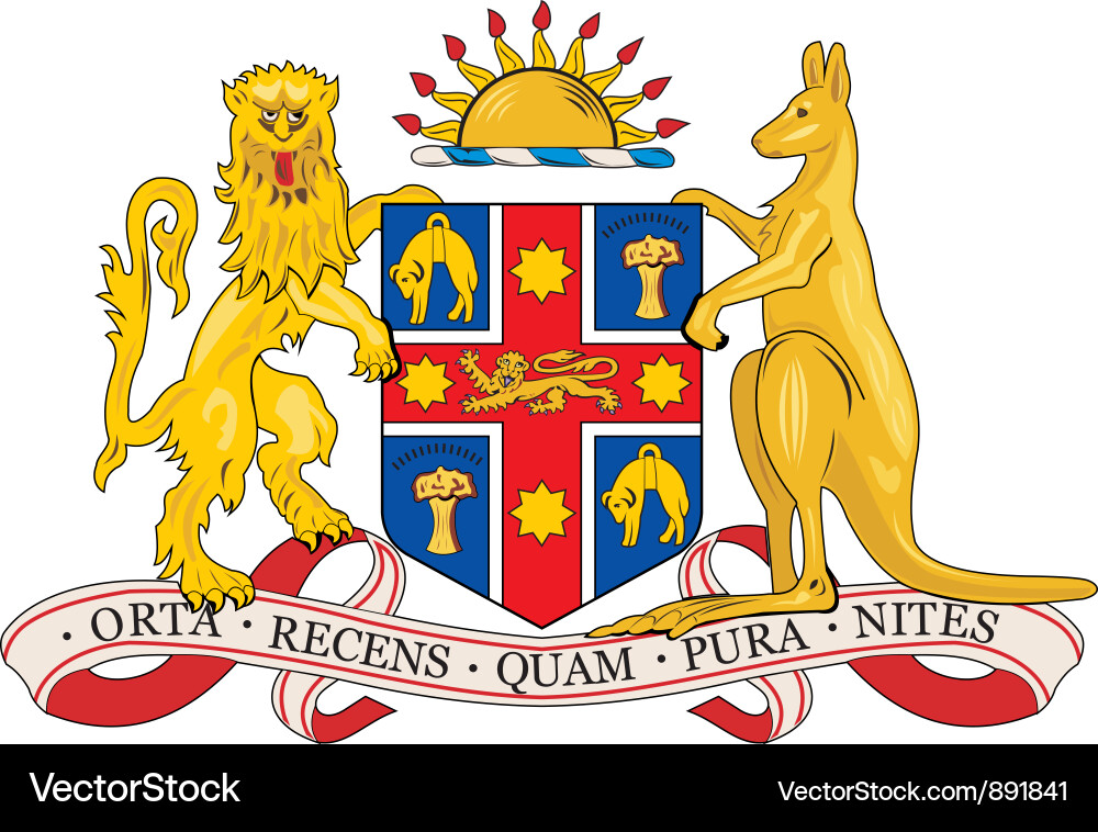 New south wales Royalty Free Vector Image - VectorStock
