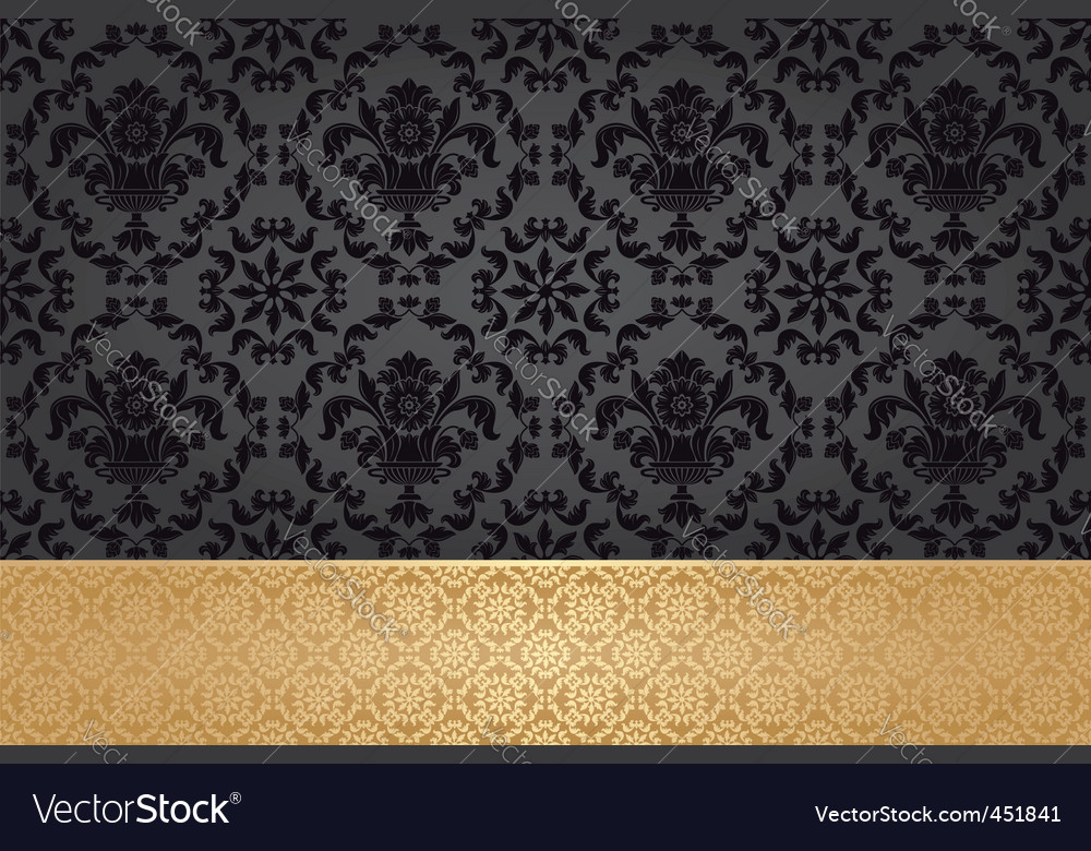 Wallpaper pattern Royalty Free Vector Image - VectorStock