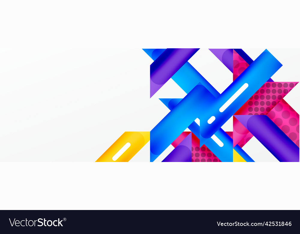 Background Color Abstract Overlapping Stripes Vector Image