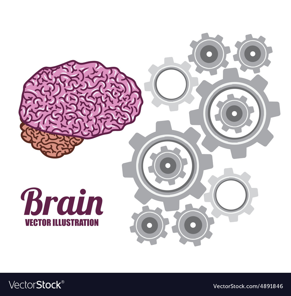 Brain design Royalty Free Vector Image - VectorStock