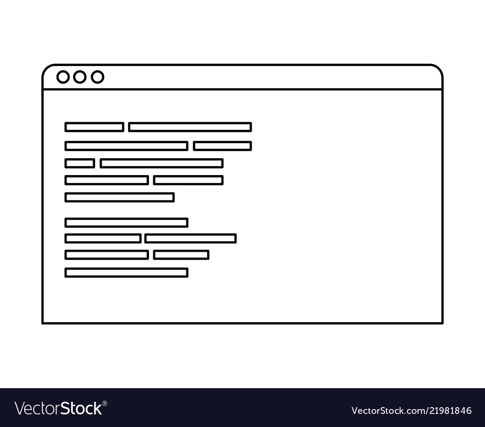 Outline website programming code system technology