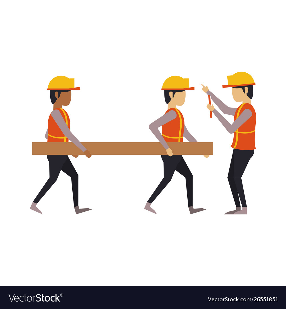 Construction architectural engineering work Vector Image