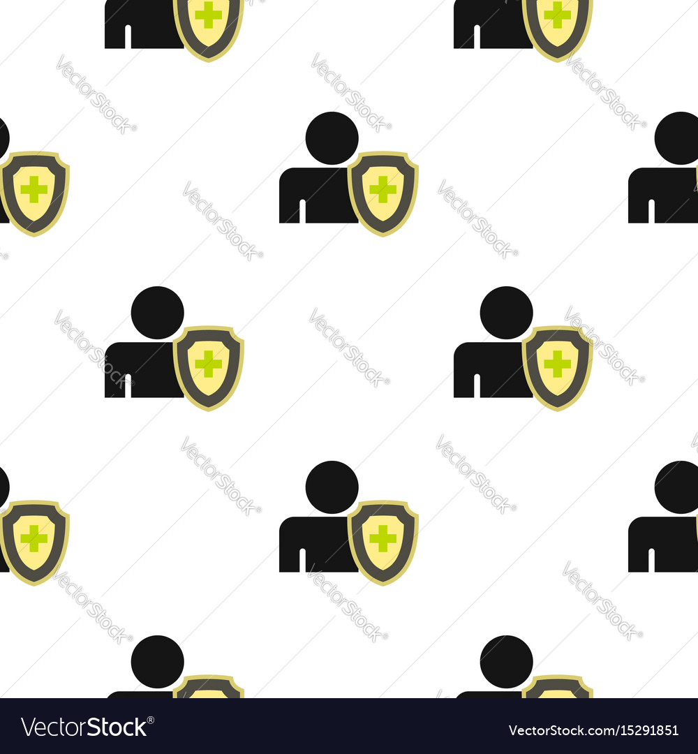 Cross protection pattern flat Royalty Free Vector Image