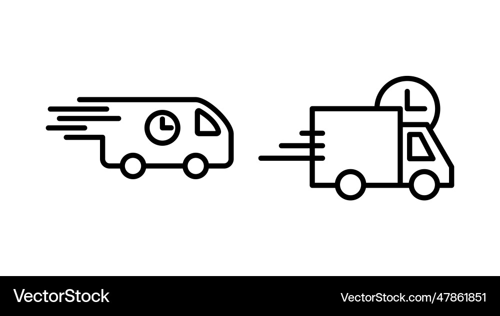 Delivery icon shipping fast icon Royalty Free Vector Image