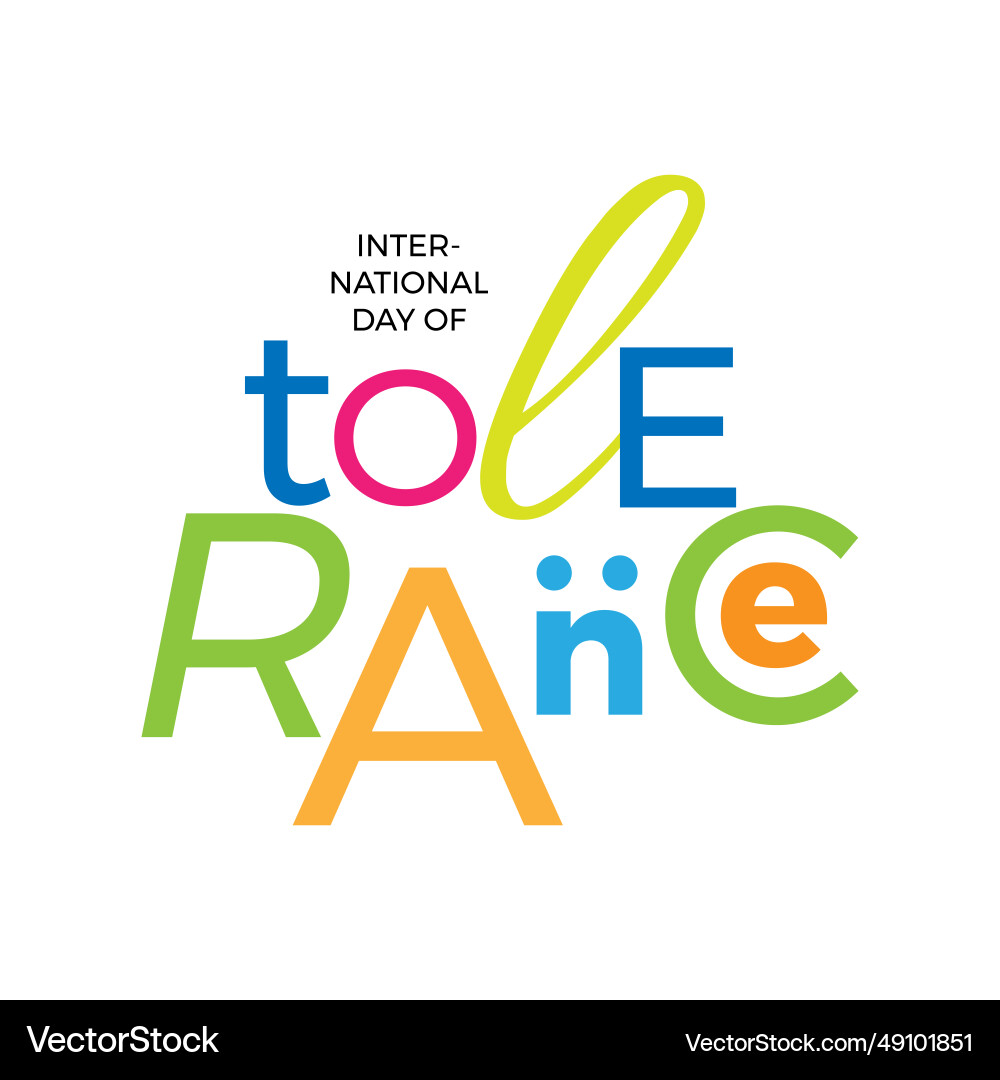Design for celebrating international day Vector Image
