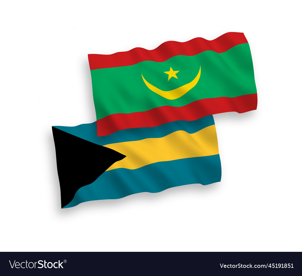 Flags Of Islamic Republic Of Mauritania Royalty Free Vector